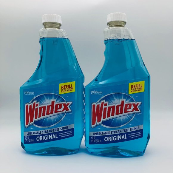Windex | Other | Windex Glass Cleaner Spray Original Blue Refill 26oz ...